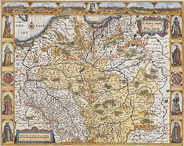 Nieznany artysta - MAPA POLSKI 1626 | Artinfo.pl - portal rynku sztuki