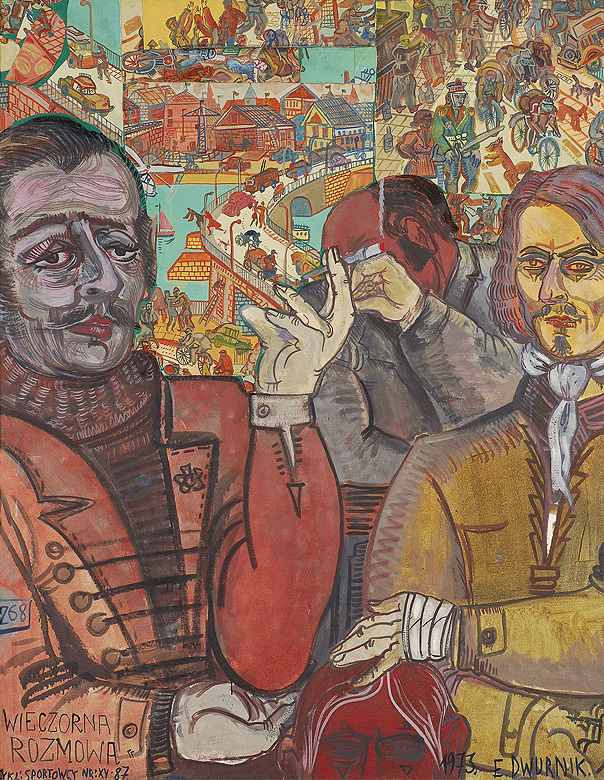 Edward DWURNIK - WIECZORNA ROZMOWA, | Artinfo.pl - portal rynku sztuki