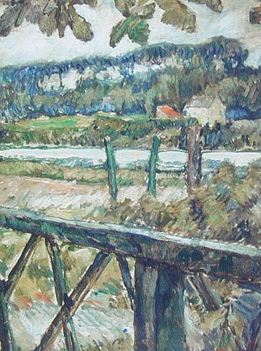 Sacha (Samuel) FINKELSTEIN - Widok | Artinfo.pl - portal rynku sztuki