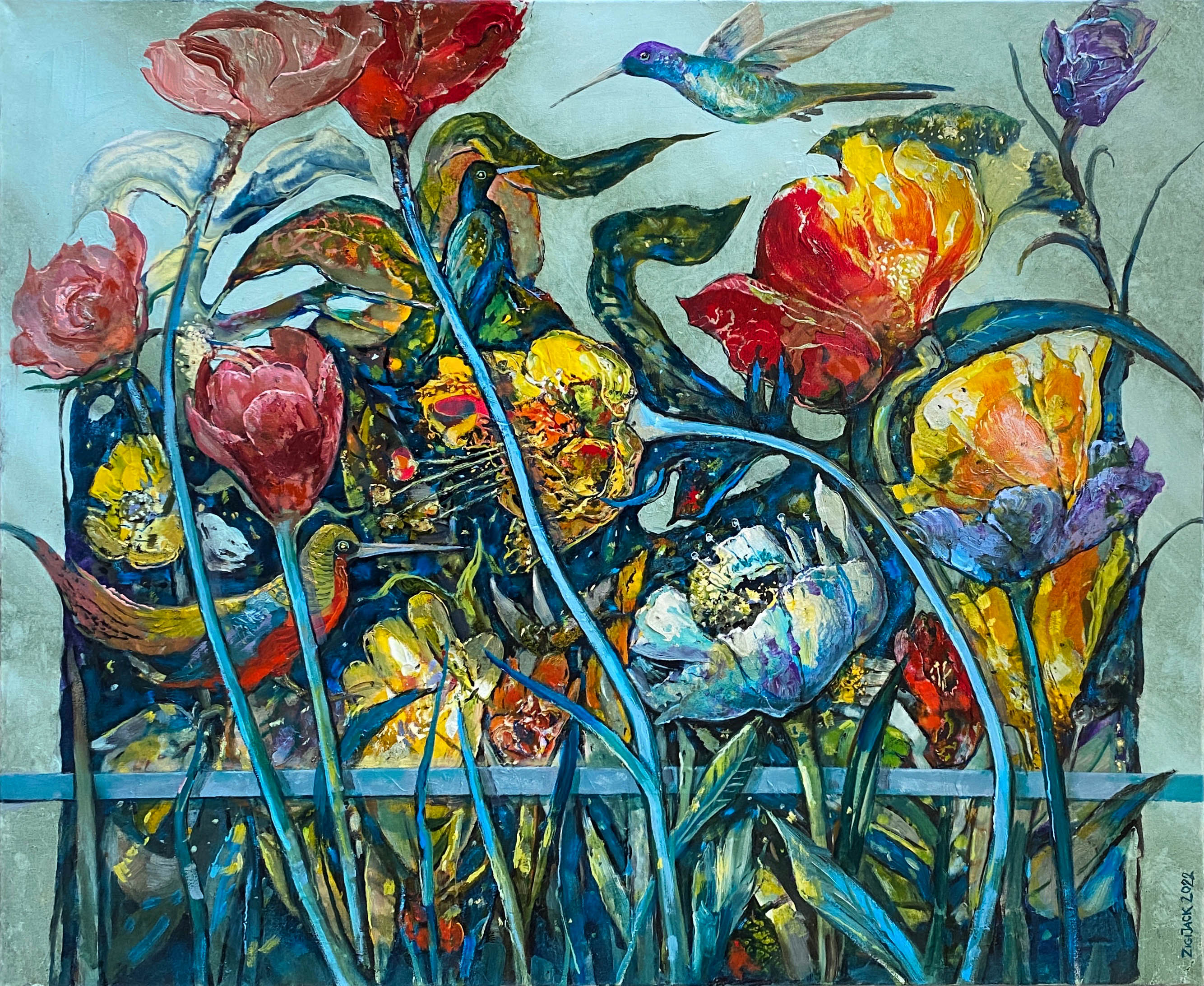 Zigi JACK - Łąka I (2022) | Artinfo.pl - portal rynku sztuki