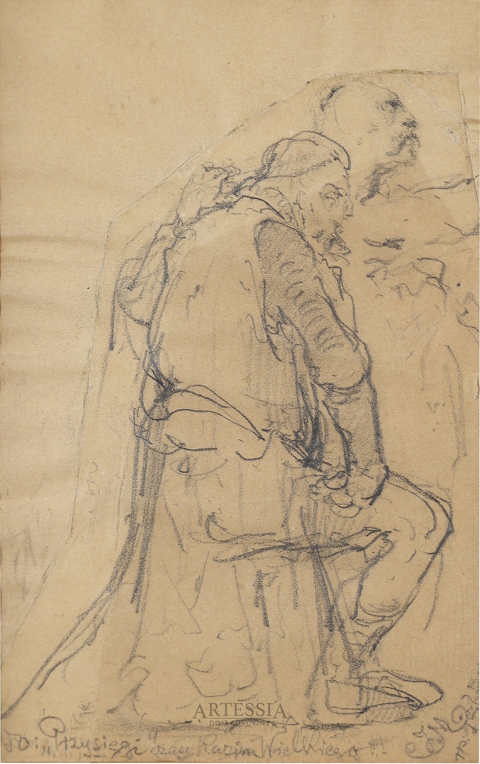 Jan MATEJKO - Szkice postaci z | Artinfo.pl - portal rynku sztuki