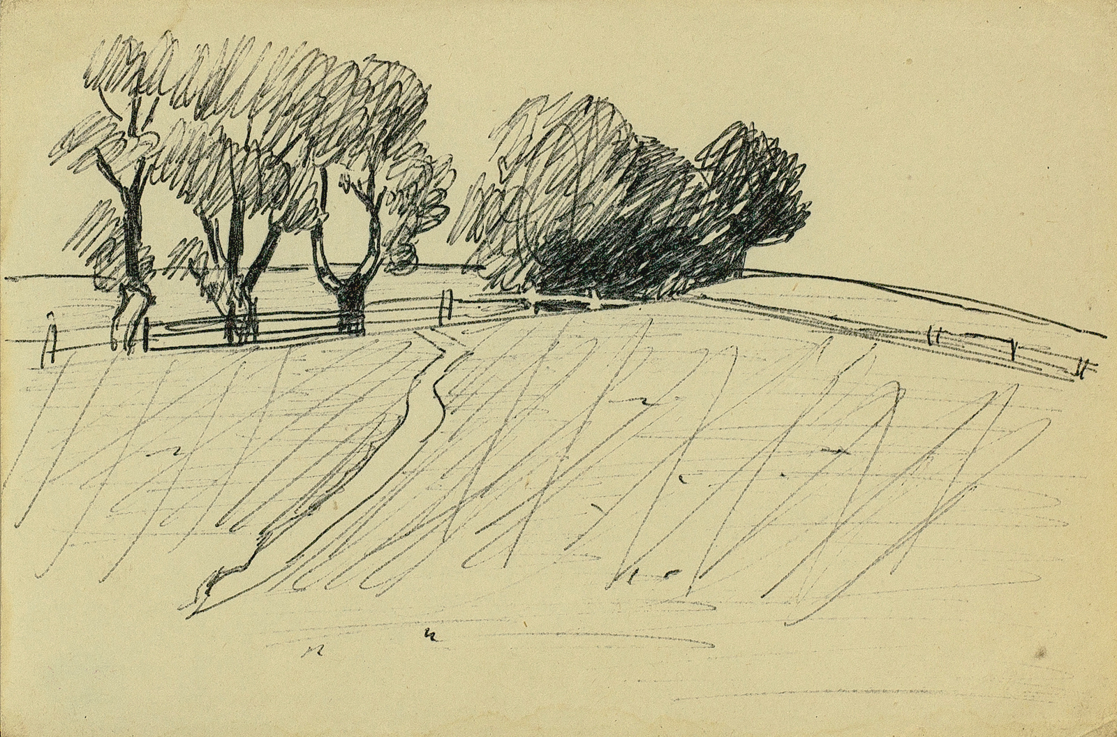 Ludwik MACIĄG - Szkic pejzażu | Artinfo.pl - portal rynku sztuki
