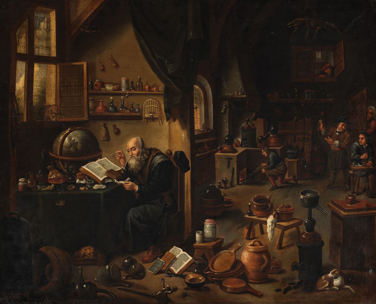 Nieznany artysta - ALCHEMIK W | Artinfo.pl - portal rynku sztuki