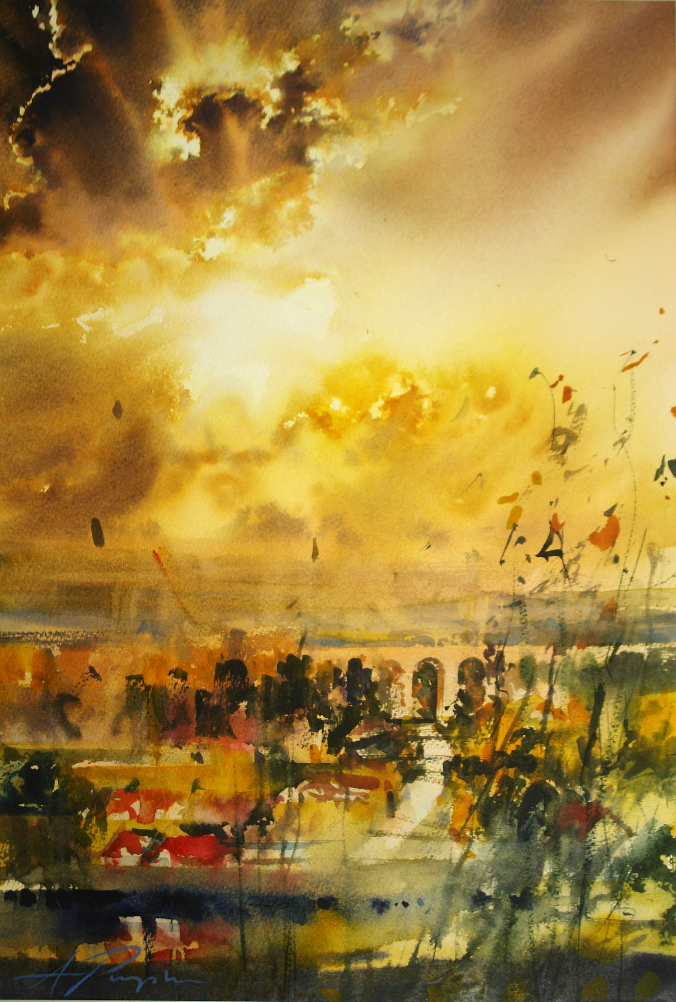 Adam PAPKE - W słonecznych tonach, | Artinfo.pl - portal rynku sztuki